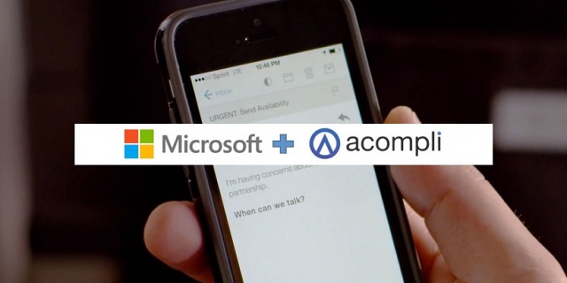 Acompli Resmi Berlabuh ke Microsoft Dengan Harga $200 Juta