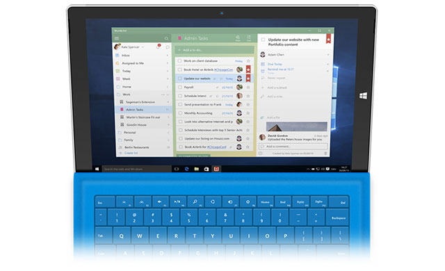 Wunderlist Kini Hadir di Windows 10, Bawa Integrasi Cortana ...