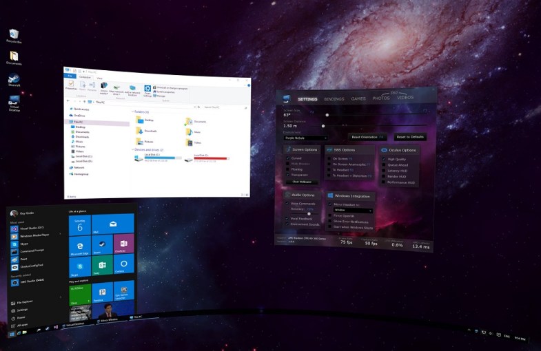 Nikmati Desktop Windows dalam VR Dengan Virtual Desktop