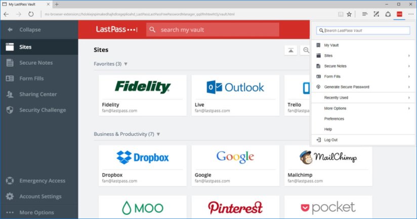 Extension LastPass Kini Tersedia untuk Browser Microsoft Edge - DailySocial.ID
