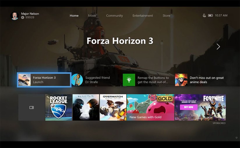 Microsoft Uji Tampilan Home Screen Baru Xbox One yang Dapat ...