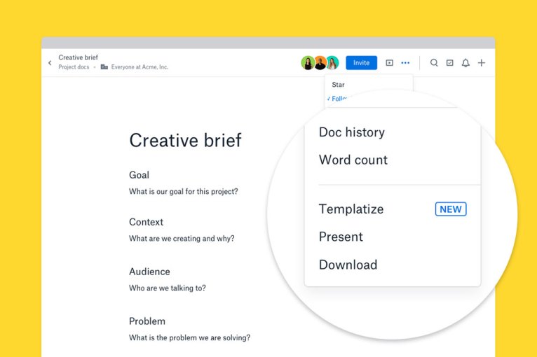 Dropbox Paper Luncurkan Fitur Template, Konsumen pun Bisa Membuat ...