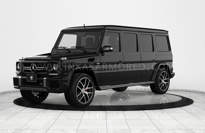 INKAS Mercedes-Benz G63 AMG Dengan Body 'Anti-Sniper'