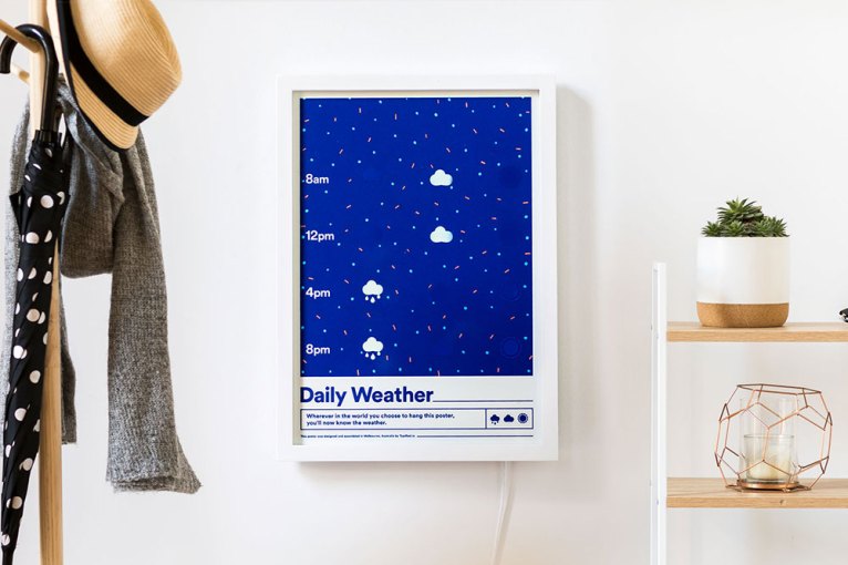 Terbuat dari Kertas, Weather Poster Suguhkan Informasi Cuaca Layaknya ...