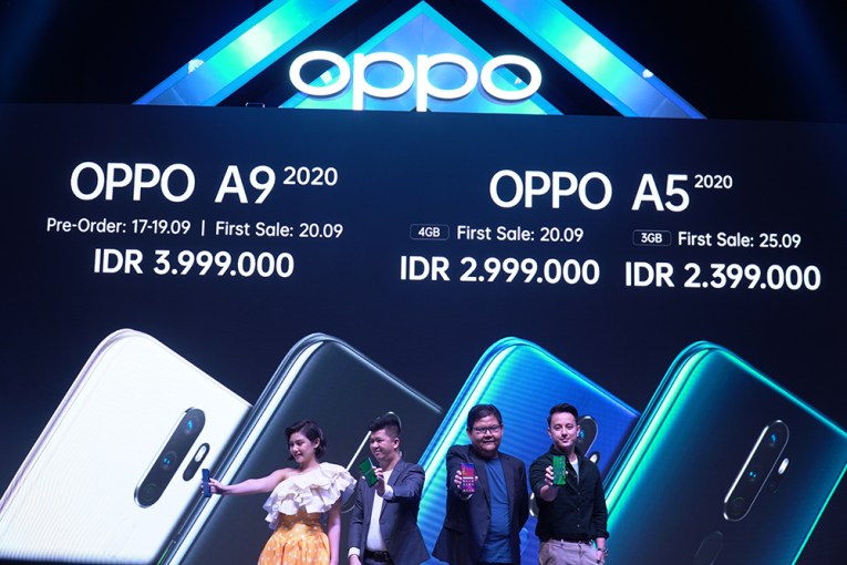 OPPO Umumkan A5 dan A9 Edisi 2020, Bawa Empat Kamera dan Snapdragon 655