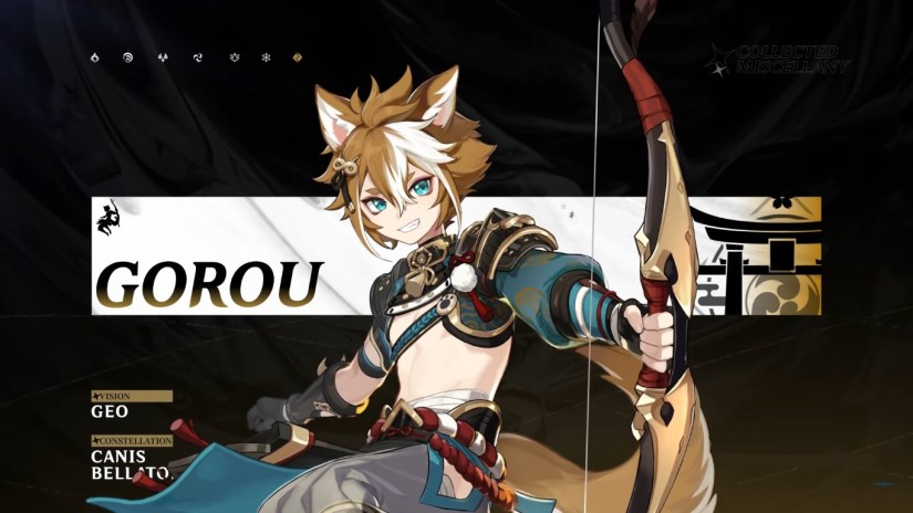 Build Gorou Genshin Impact Terbaik: Artefak, Senjata, Komposisi Tim ...